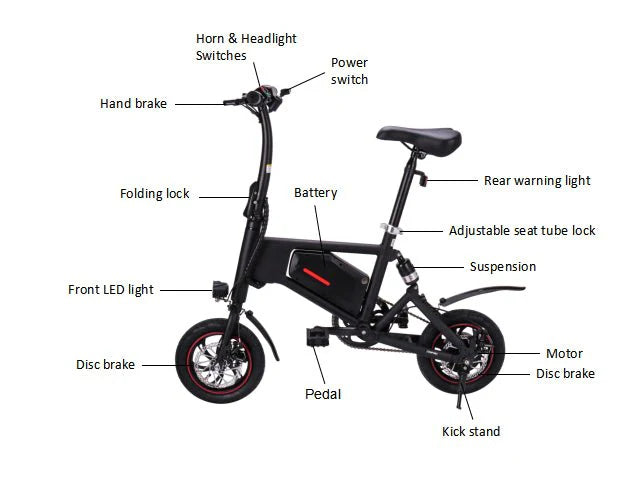 eBike Ampira X5 - Black by Ampira - Electric Bike Super Shop