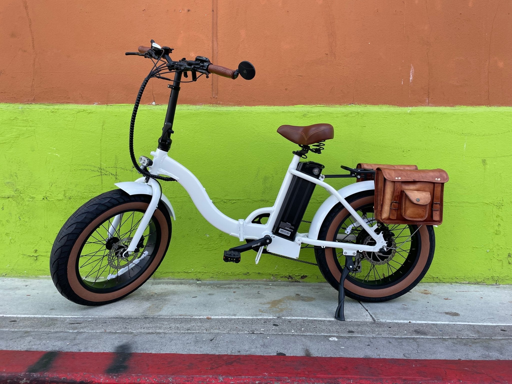 eBike Brown Smooth Leather Couch Seat for Ebike by eBike Super Shop ...