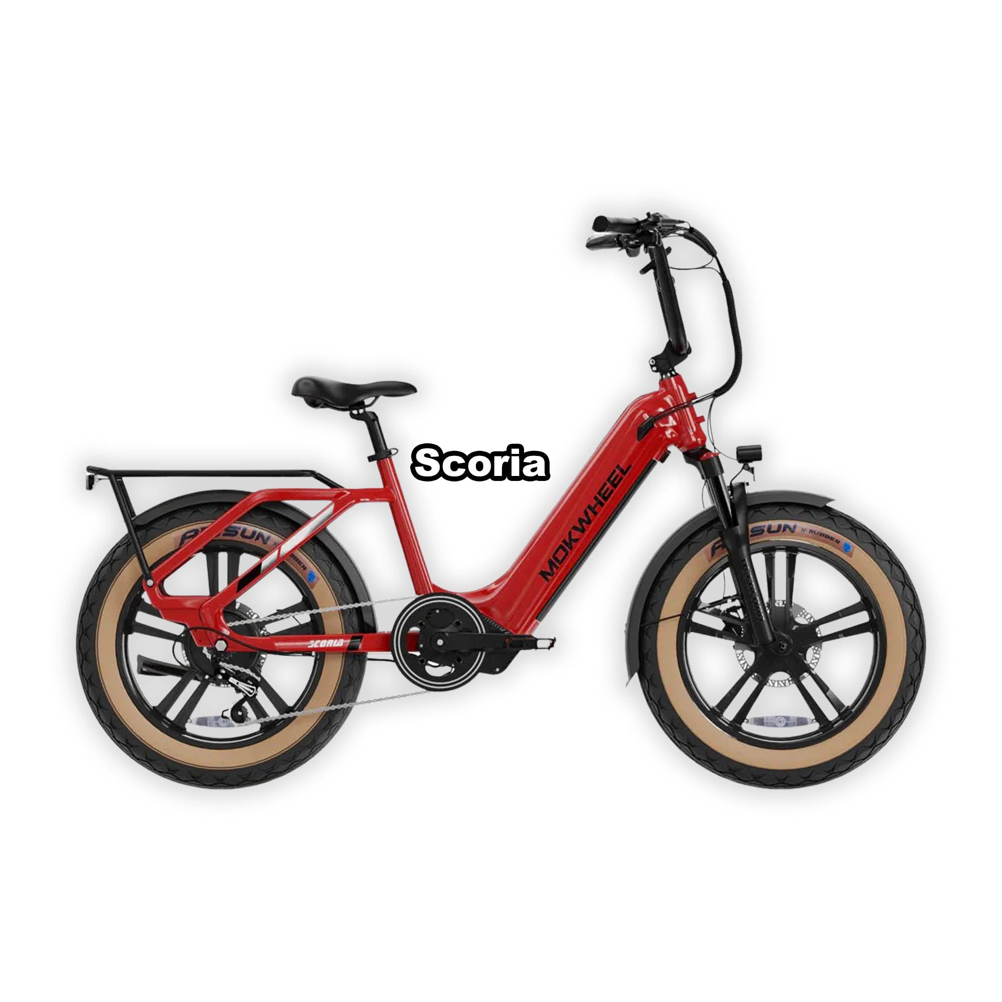 eBike Mokwheel Scoria - Red by Mokwheel - Electric Bike Super Shop